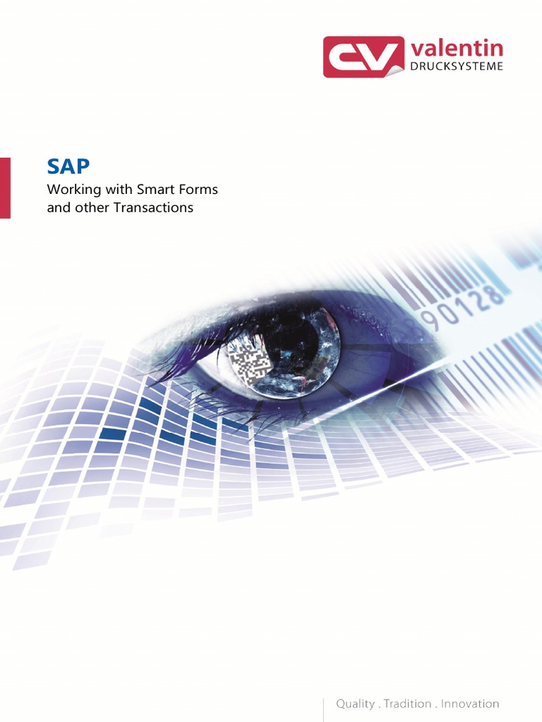 SAP Working With Smart Forms | PDF | Pixel | Printer (Computing)