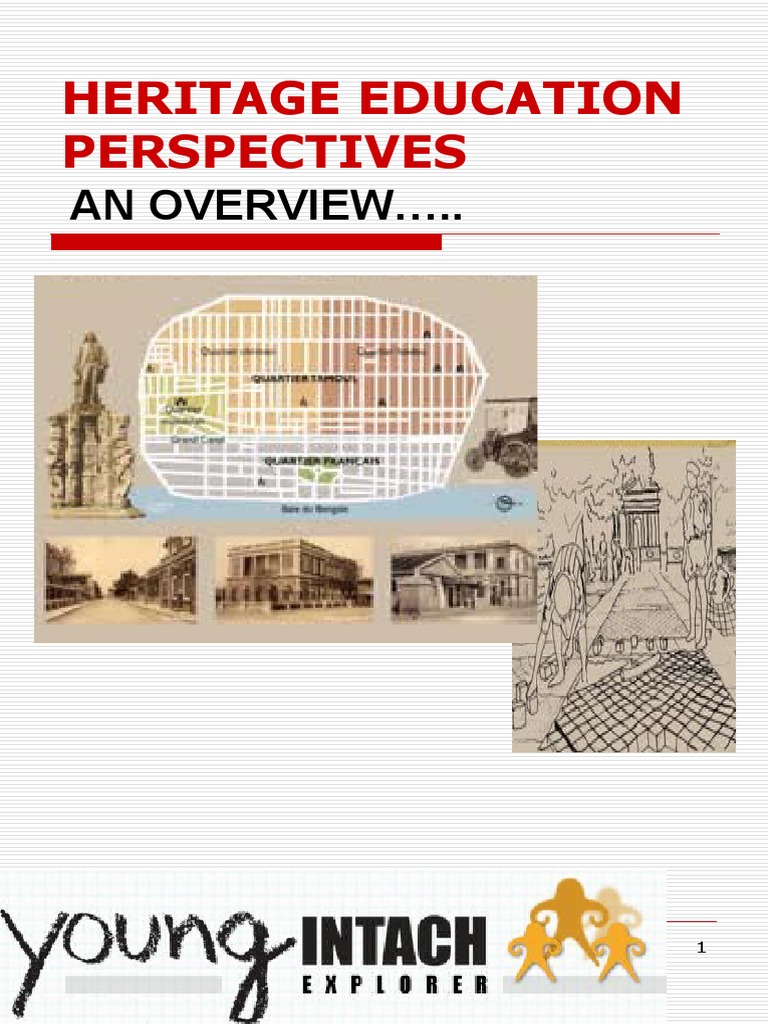 Heritage Education Perspectives: An Overview . | PDF | Cultural ...