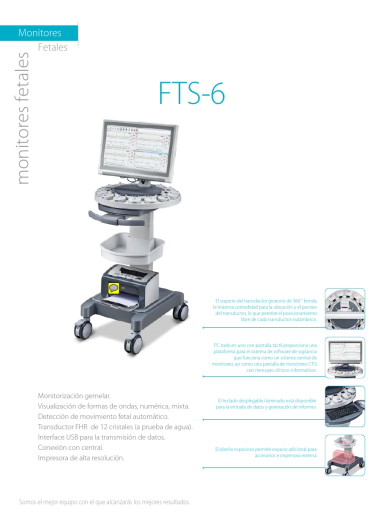 Monitor Fetal Gemelar FTS-6 Avanzado | PDF | Monitor de computadora ...
