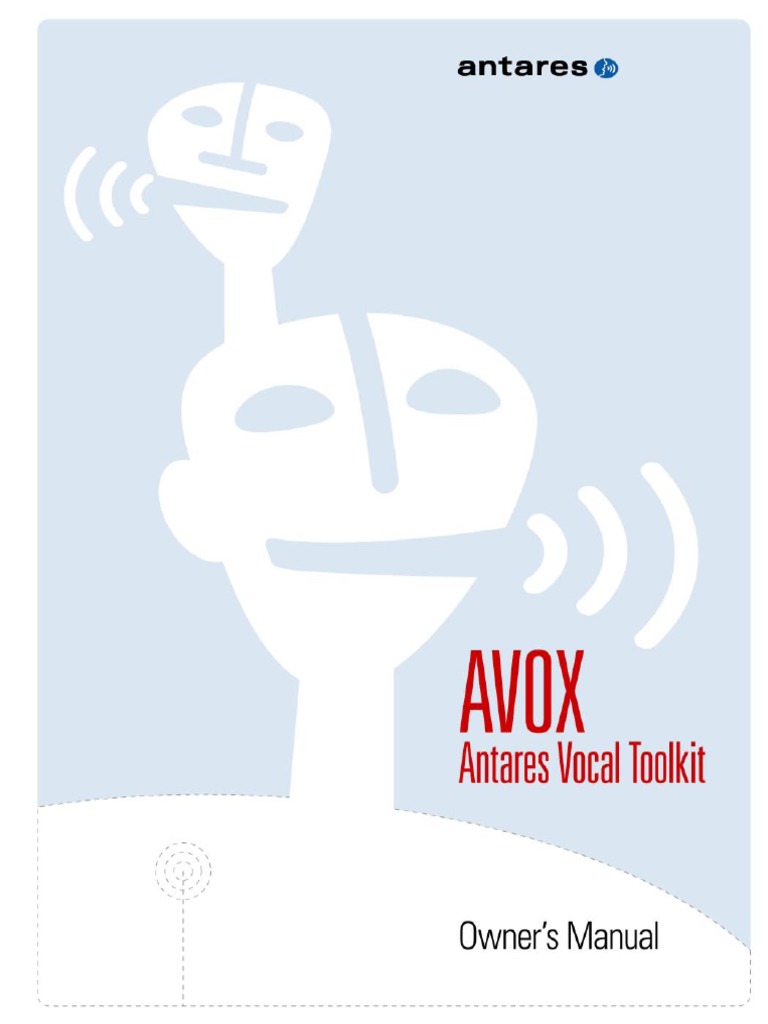 AVOX Manual | PDF | Human Voice | Singing