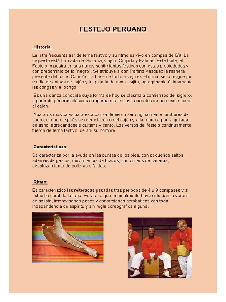 Festejo Peruano | PDF