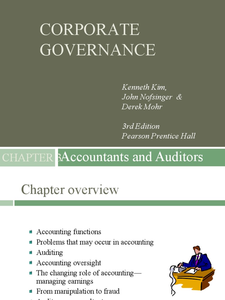 Corporate Governance: Accountants and Auditors | PDF | Accounting ...