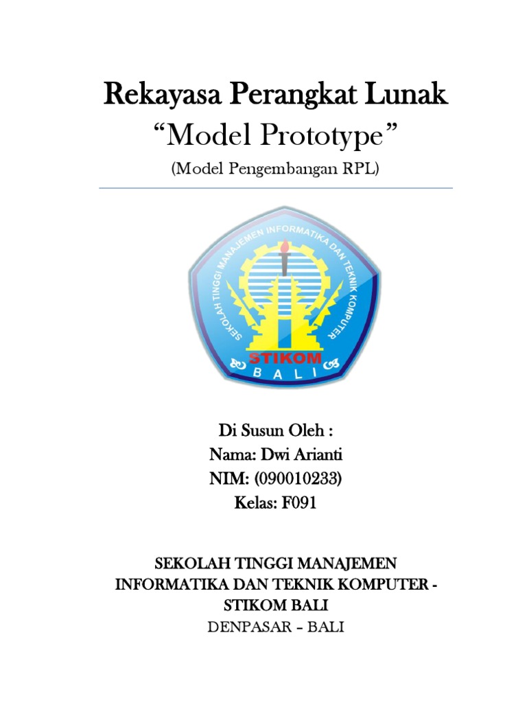 Model Prototype (Model Pengembangan RPL) | PDF