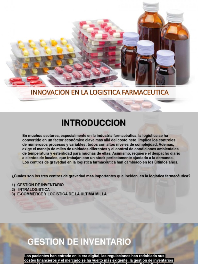 Logistica Farmaceutica | PDF | Logística | Comercio electrónico
