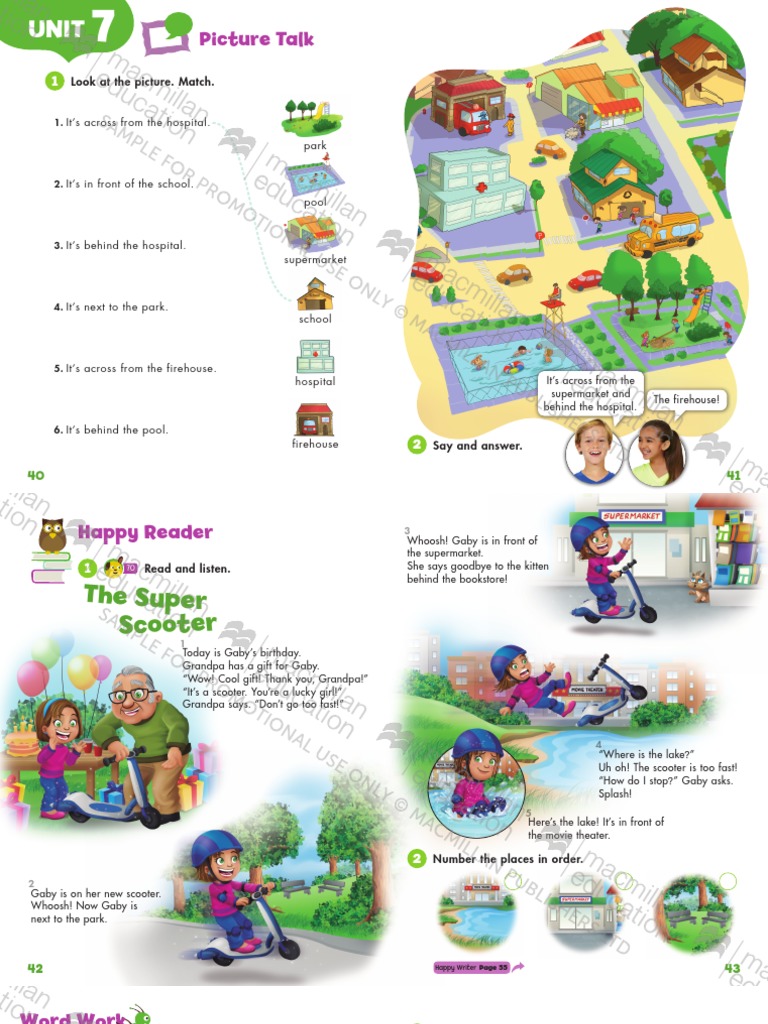 Happy Campers Level 2 Skills Book Unit 7 Sample | PDF