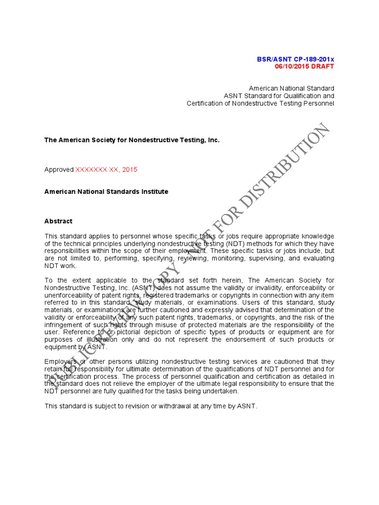 Asnt-Cp 189 2016 | PDF