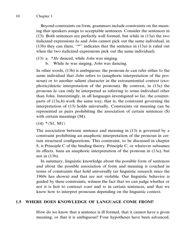Where Does Language Come From From Language Acquisition by Maria Teresa ...