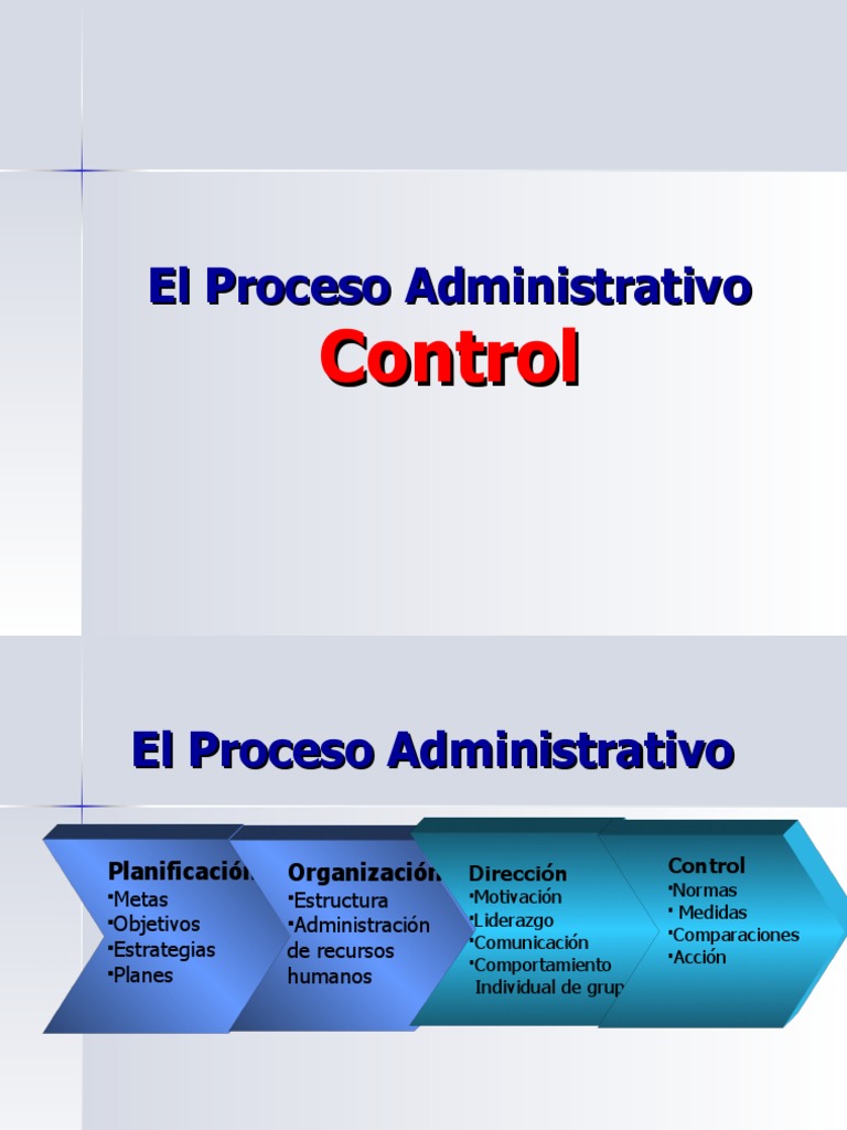 El proceso de control administrativo: funciones, pasos, técnicas e ...