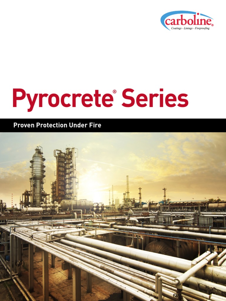Pyrocrete Series Brochure - 0115 | PDF | Cement | Building Engineering