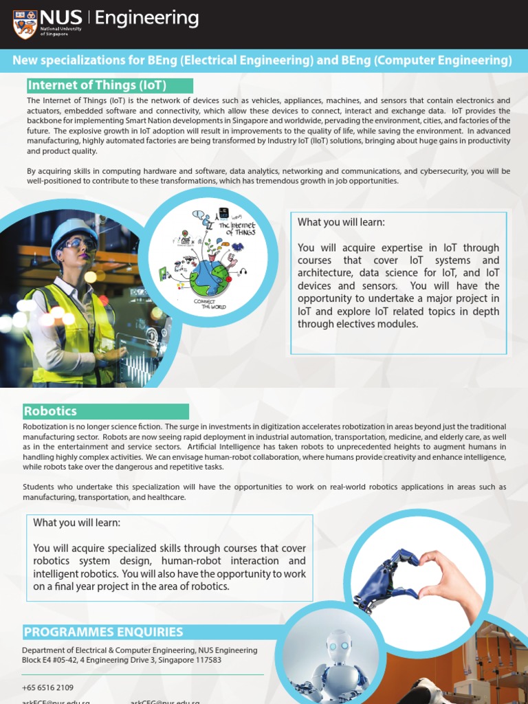 Internet of Things (Iot) : New Specializations For Beng (Electrical ...
