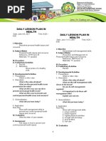 Lesson Plan Pe 6 | PDF | Physical Education | Rubric (Academic)