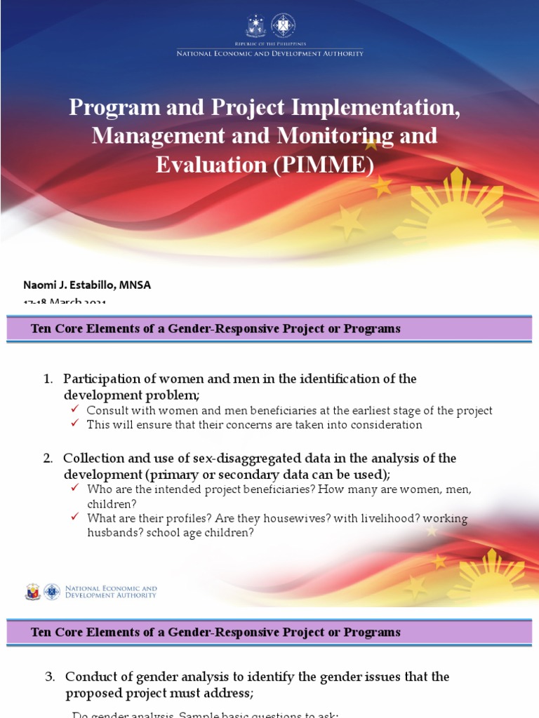 Gender-Responsive Project Implementation Guide | PDF | Gender | Gender ...