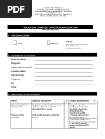 LLDA Clearance Application Form | PDF | Fresh Water | Water Pollution