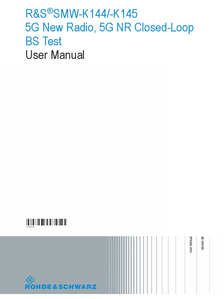 R&S smw-k144 - k145 | PDF | Orthogonal Frequency Division Multiplexing ...