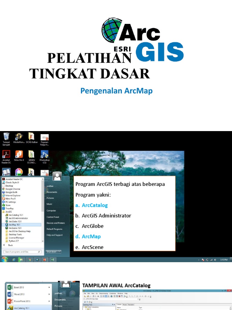 Panduan Dasar Menggunakan ArcMap | PDF