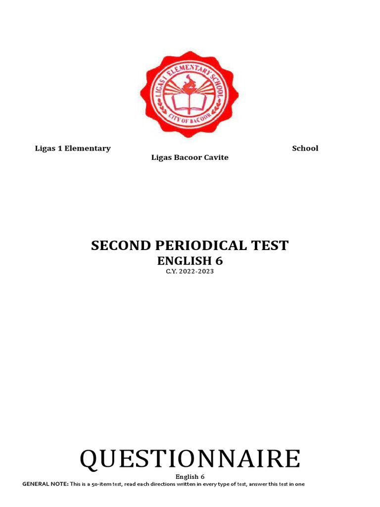 Revised Summative Test Based On TOS English 6 A | PDF | Poetry ...