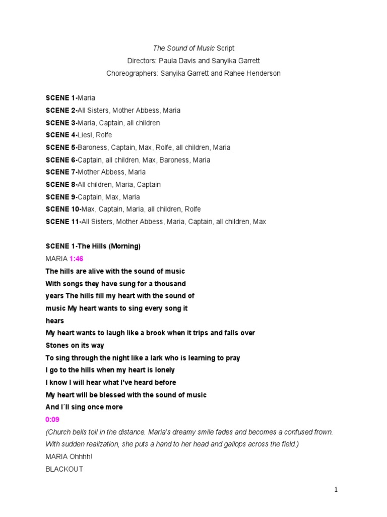 The Sound of Music | PDF