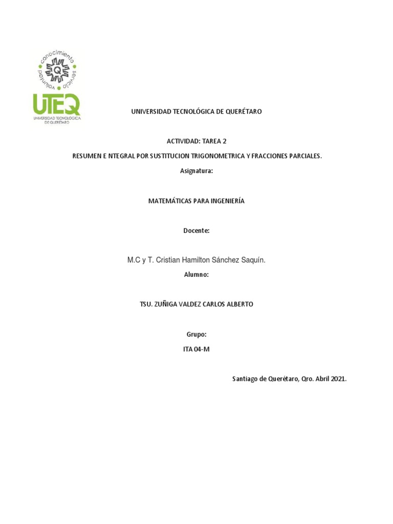 Carlos Zuñiga Tarea 2R | PDF