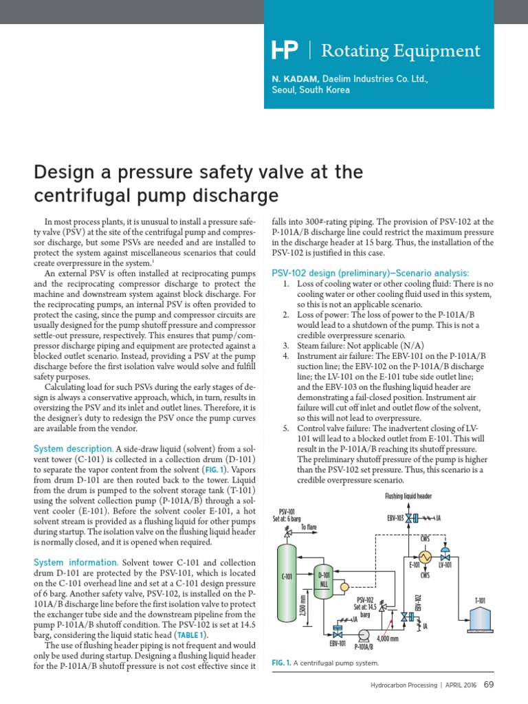 Pressure Safety Valve Design Guide | PDF | Pump | Valve