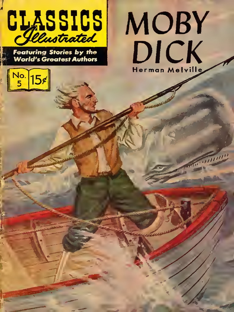 Classics Illustrated - 005 - Moby Dick | PDF | Moby Dick