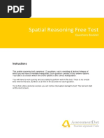 Spatial Reasoning Test Preparation Guide | PDF | Shape | Reason