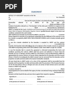 Orea Form 400 - Agreement To Lease Residential PDF | PDF