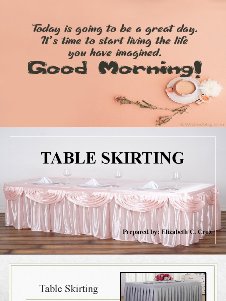 Table Skirting | PDF
