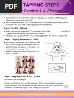 EFT™ (Emotional Freedom Techniques) Shortcut Tapping Procedure | PDF ...