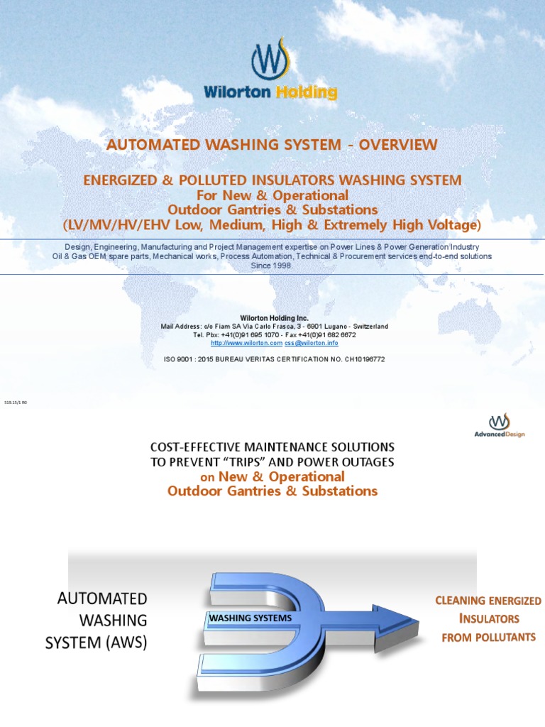 Automated Washing System - Overview | PDF | Electrical Substation ...
