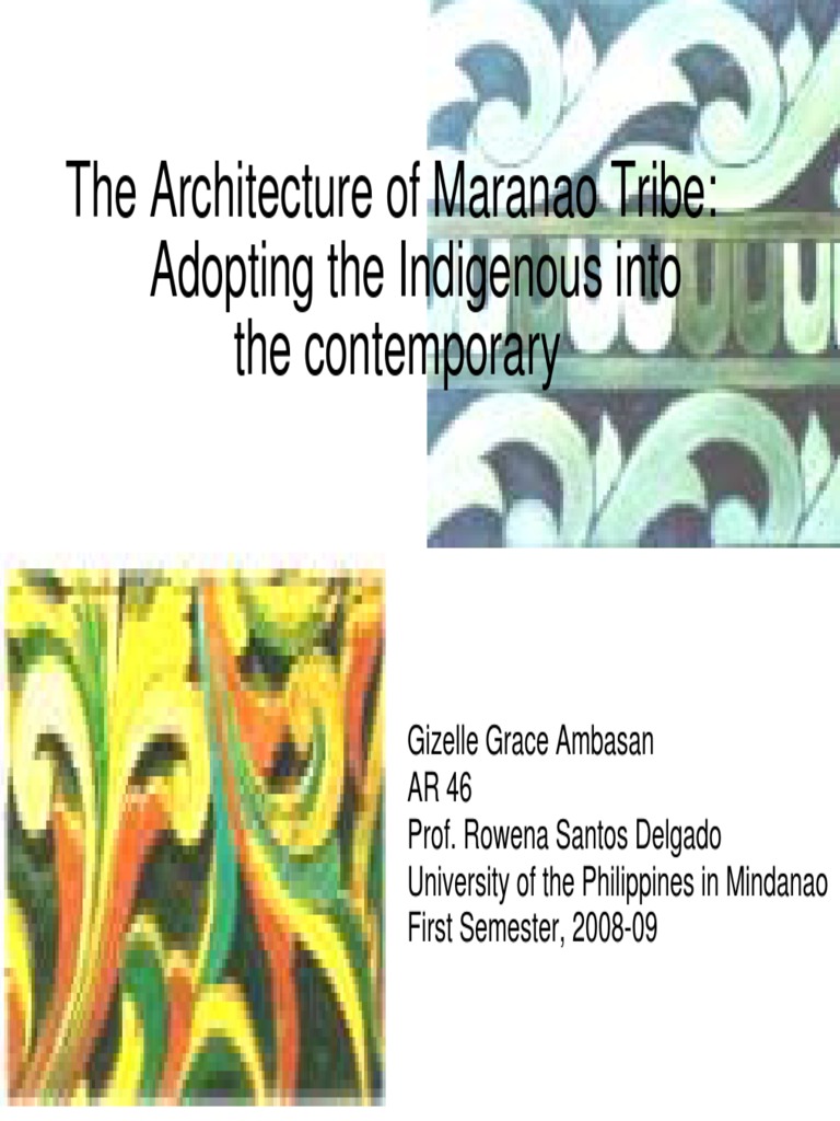 Architecture of Maranao Tribe | PDF | Window | Kitchen