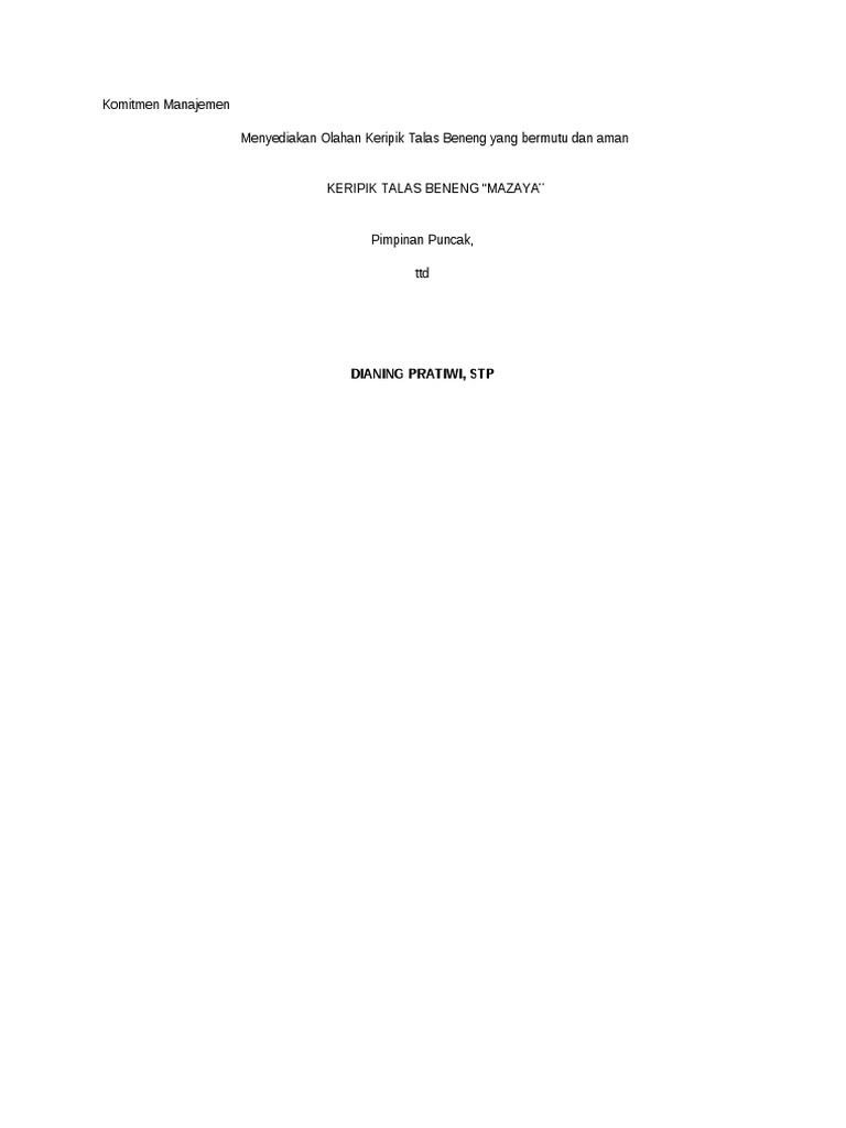 Contoh Desain GMP 1 | PDF