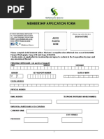 Membership Application Form | PDF