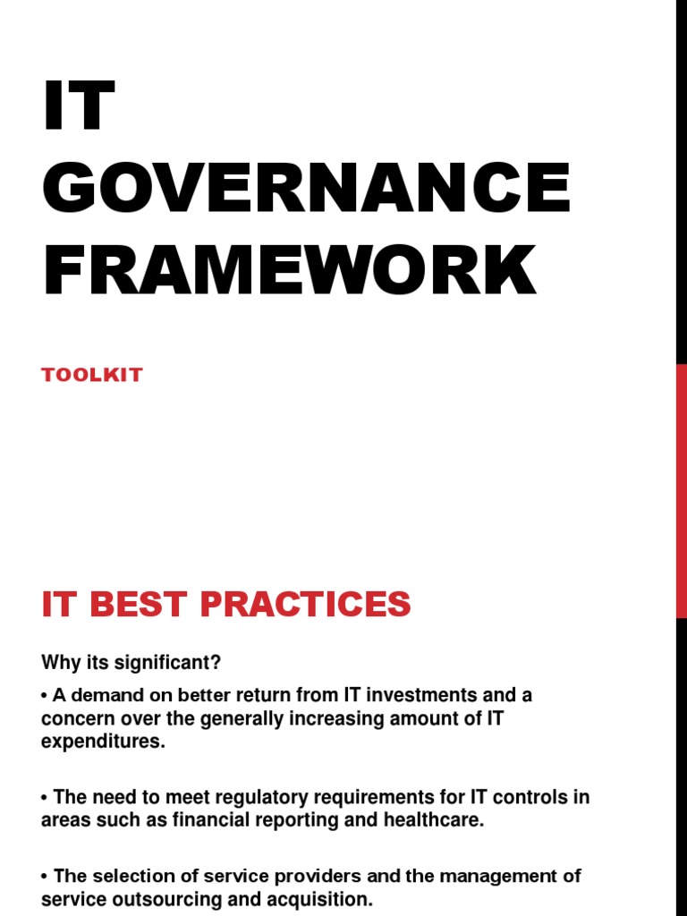 IT Governance Framework | PDF | Governance | Performance Indicator