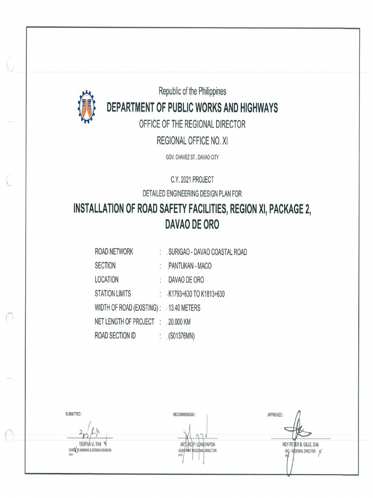 21l00157 - Plan DPWH | PDF