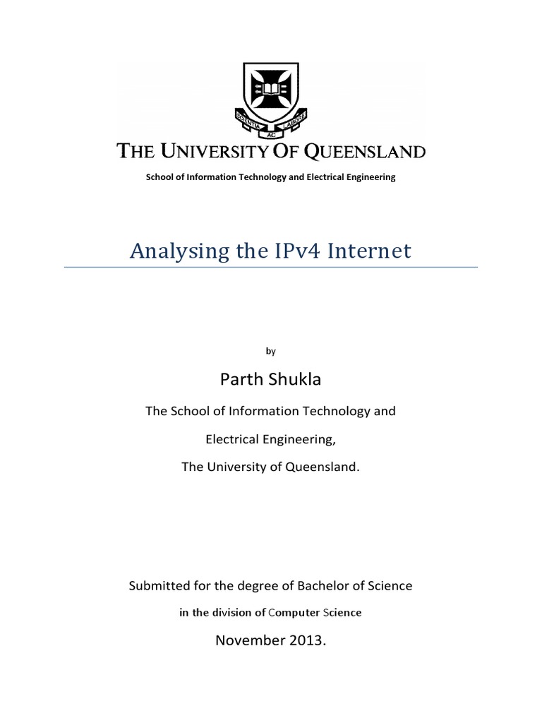 Internet Census 2012 - Parth Shukla - Thesis | PDF | Internet Protocol Suite | Port (Computer ...