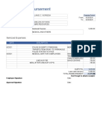 Cash Advance Liquidation Form Template | PDF