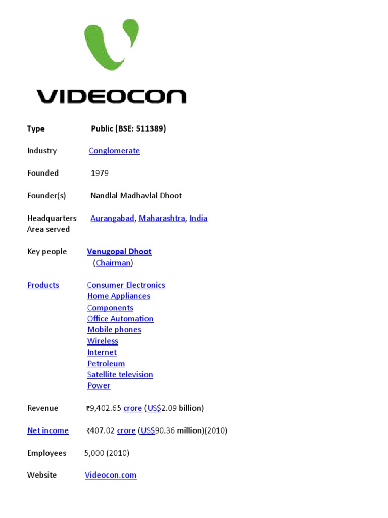 Founder of iconic Indian electronics brand Videocon | PDF | Home Appliance