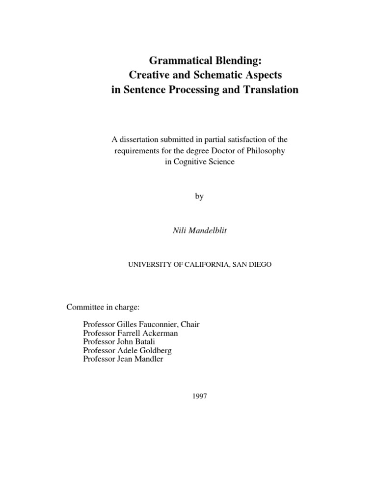 Mandelblit | Download Free PDF | Language Mechanics | Cognitive Science