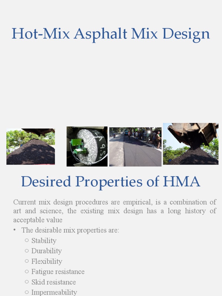 Asphalt - Hot Mix Design - Marshall | PDF | Road Surface | Viscosity