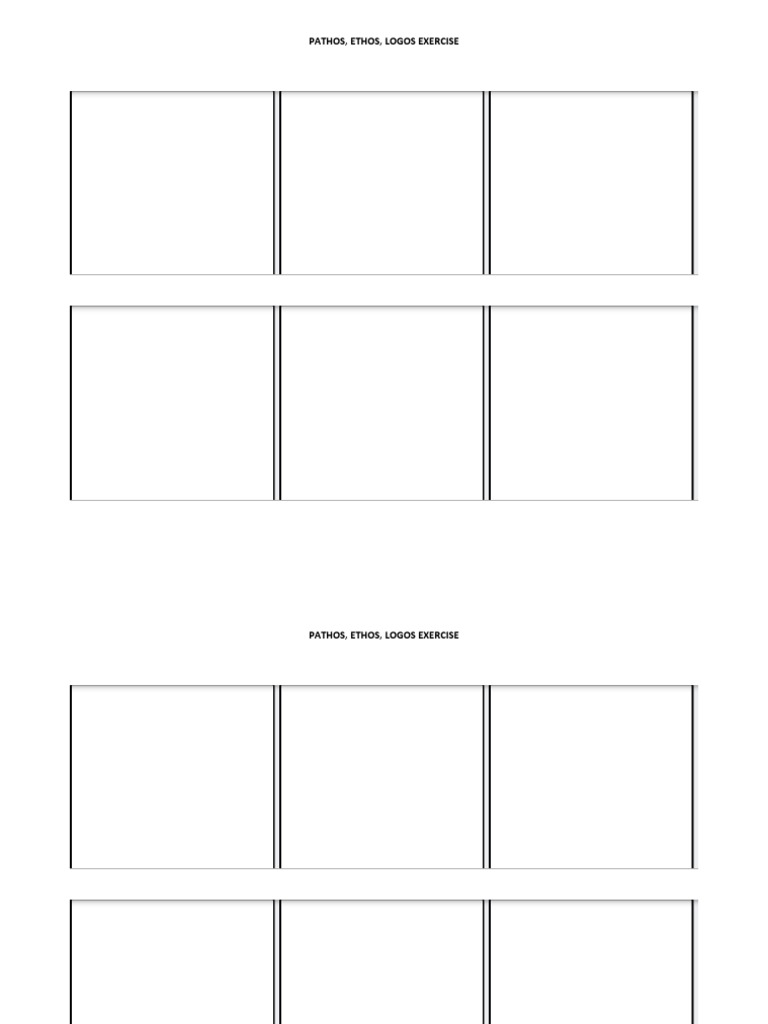 Pathos Ethos Logos Storyboard Exercise | PDF