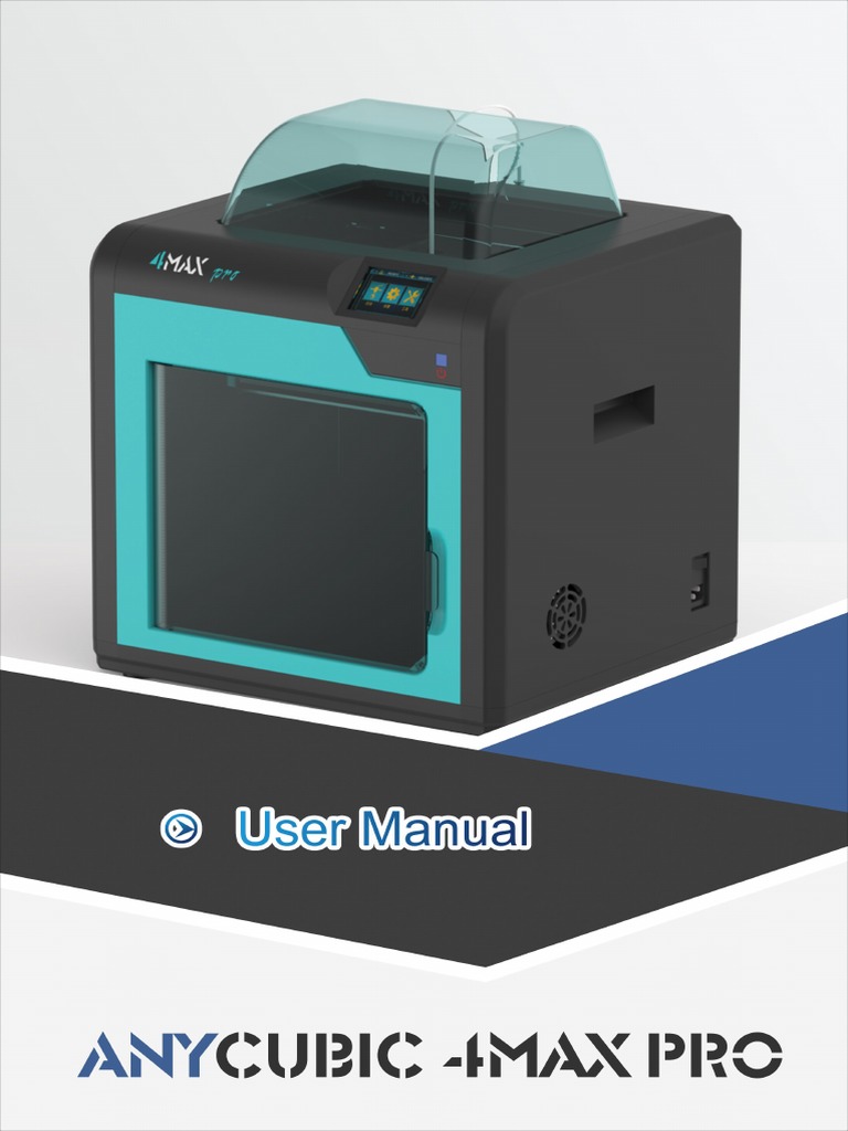 ANYCUBIC 4max Pro English 20190129 V1 | PDF