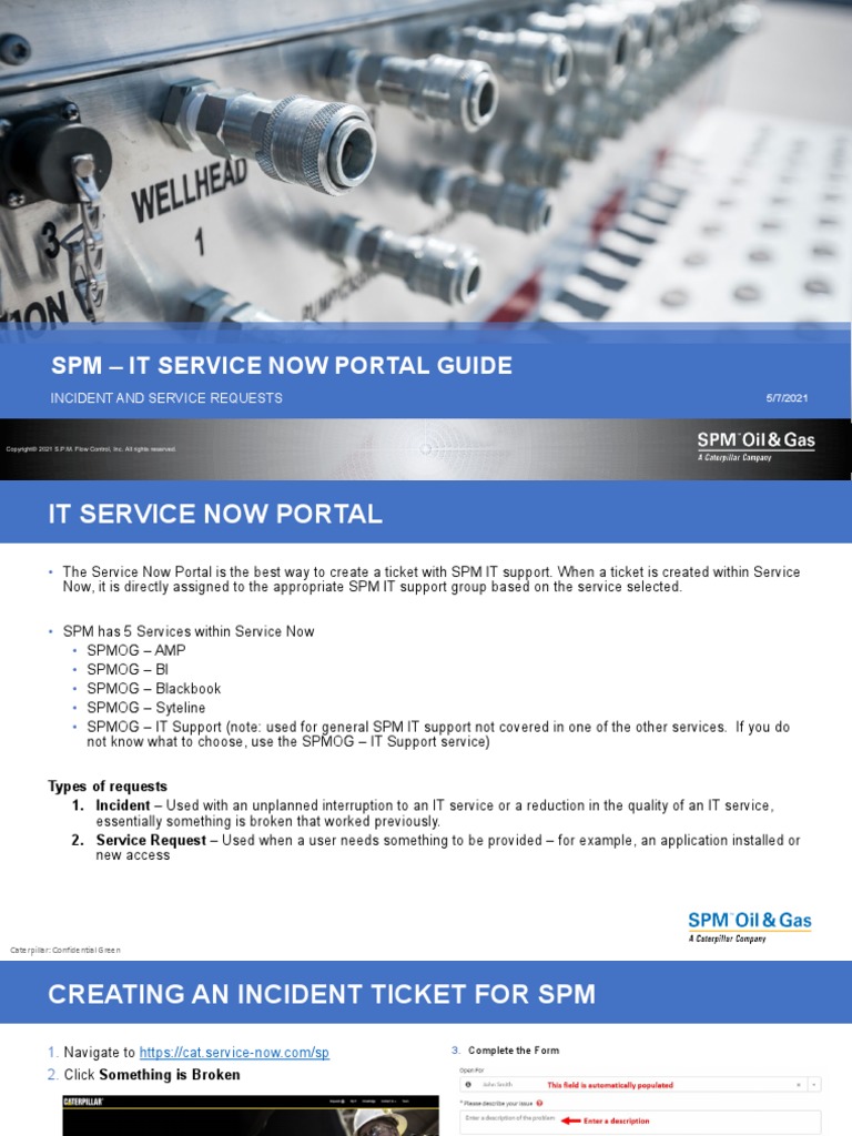 SPM - Service Now Portal Basics | PDF | Technology & Engineering
