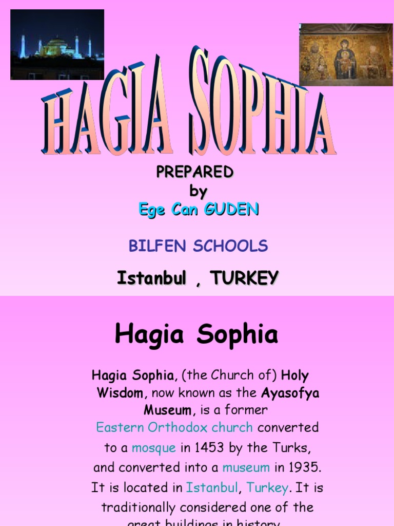 Hagia Sophia: History and Significance | PDF | Computing And ...