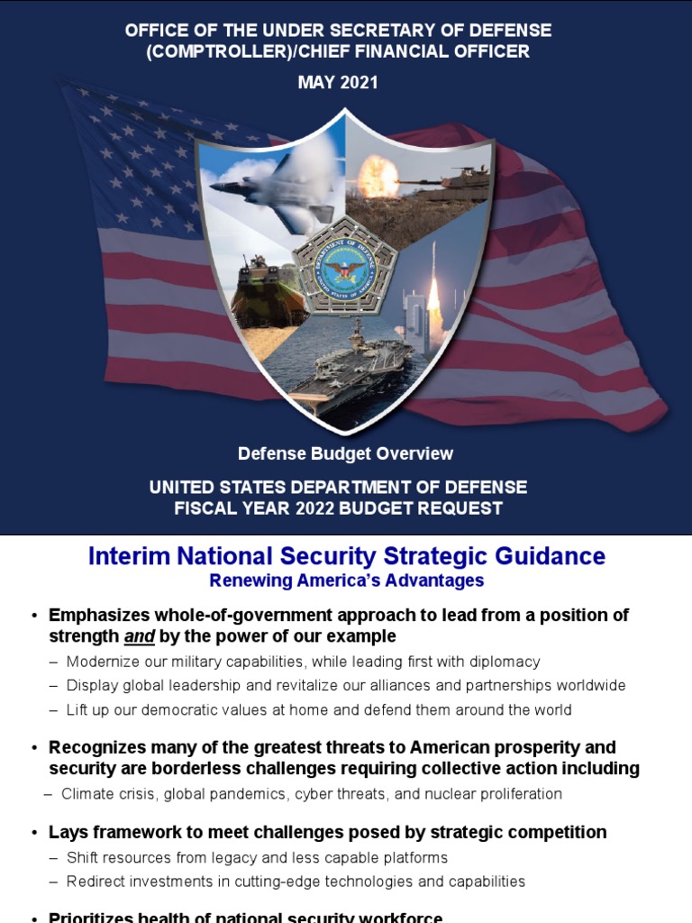 Office of The Under Secretary of Defense (Comptroller) /chief Financial ...