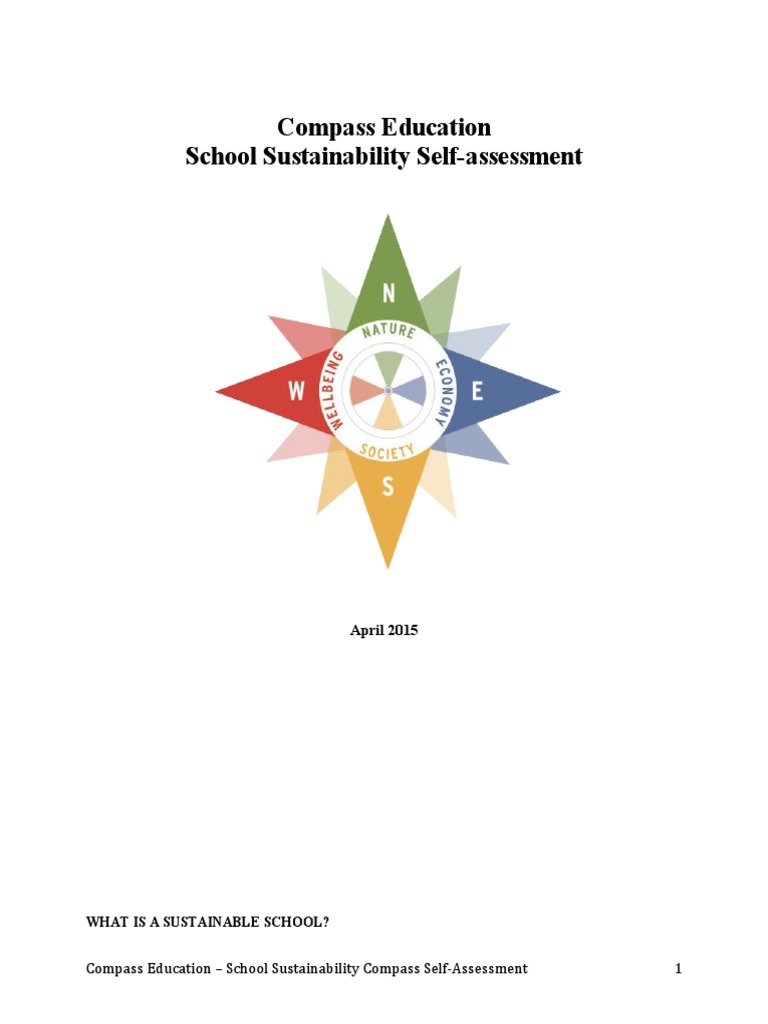 School Sustainability Self-Assessment | PDF | Sustainability | Schools