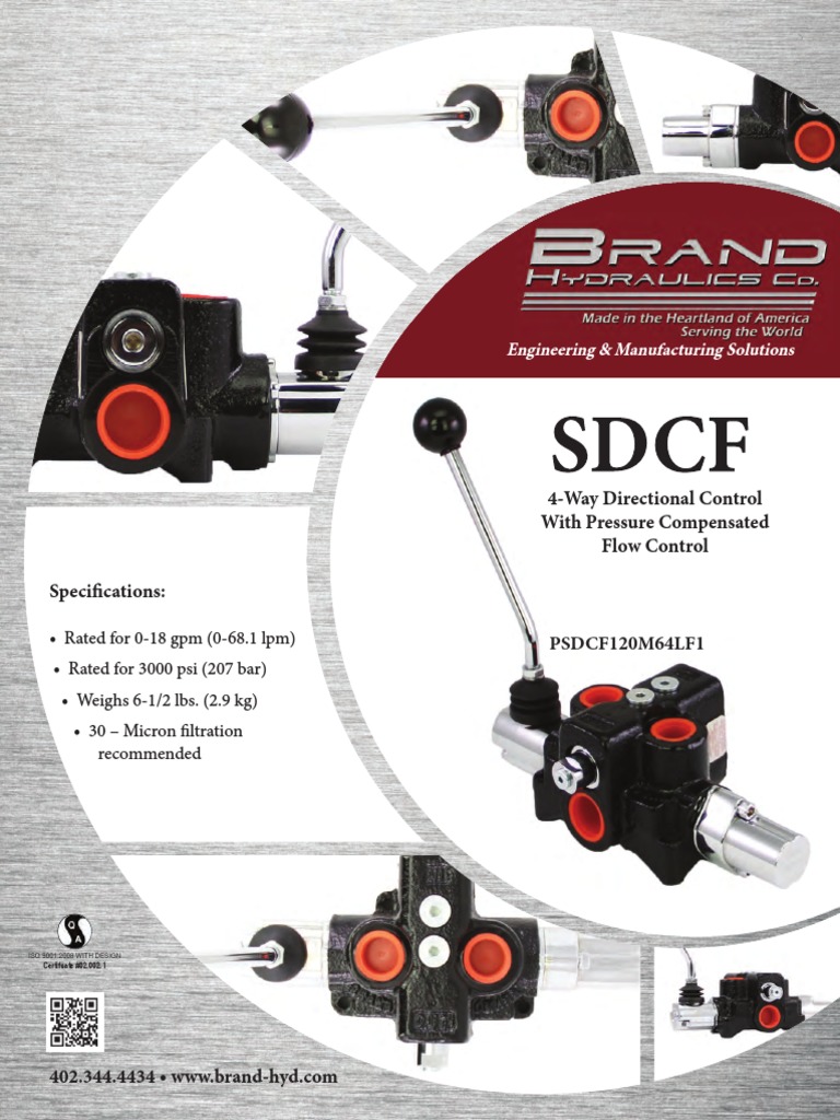 4-Way Directional Control With Pressure Compensated Flow Control | PDF ...