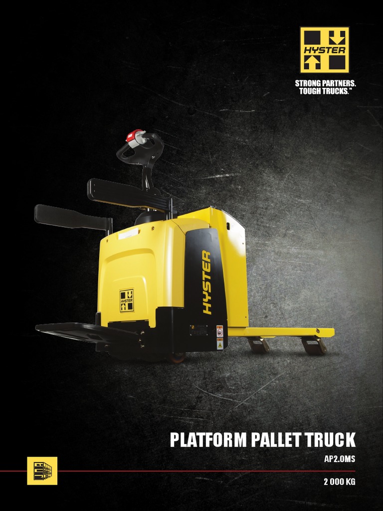 Platform Pallet Truck: Ap2.0Ms 2 000 KG | PDF | Alternating Current | Brake