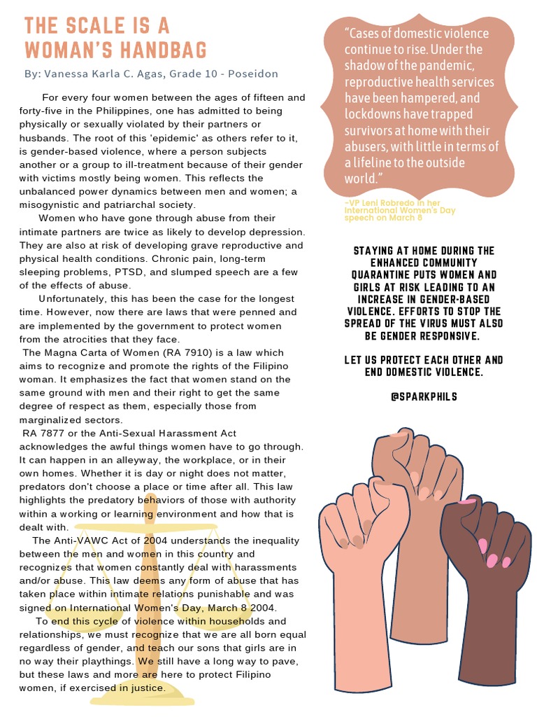 Gender and Development - Iec Material | PDF | Domestic Violence | Violence