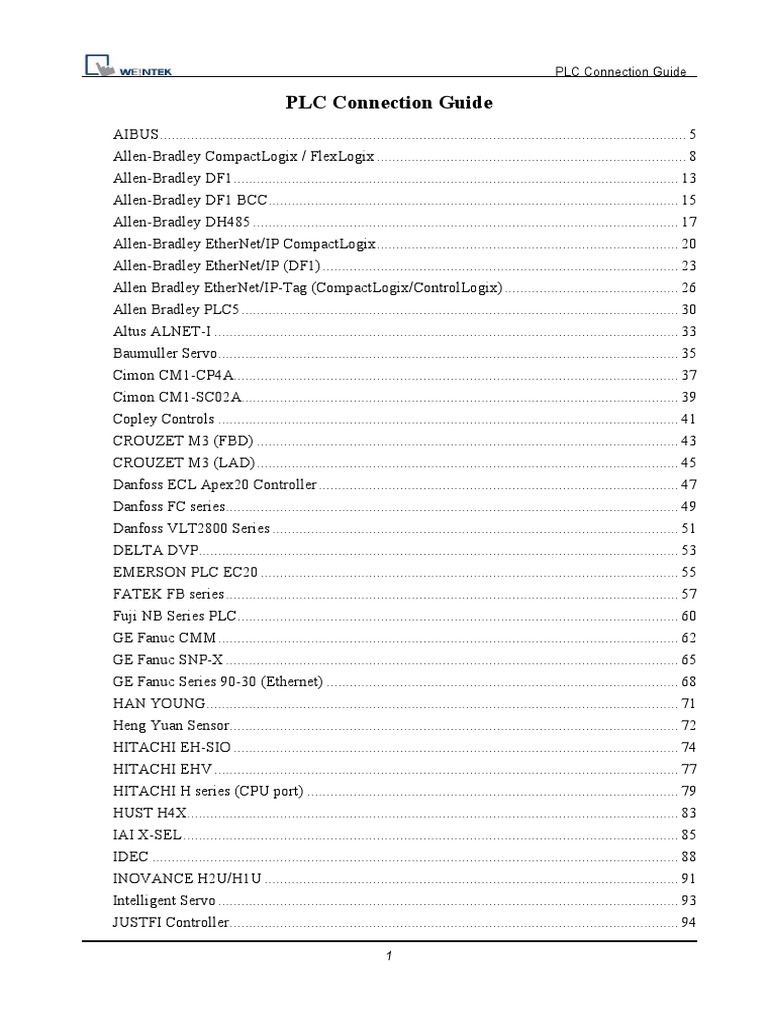 Conect Diagram | PDF | Programmable Logic Controller | Physical Layer ...