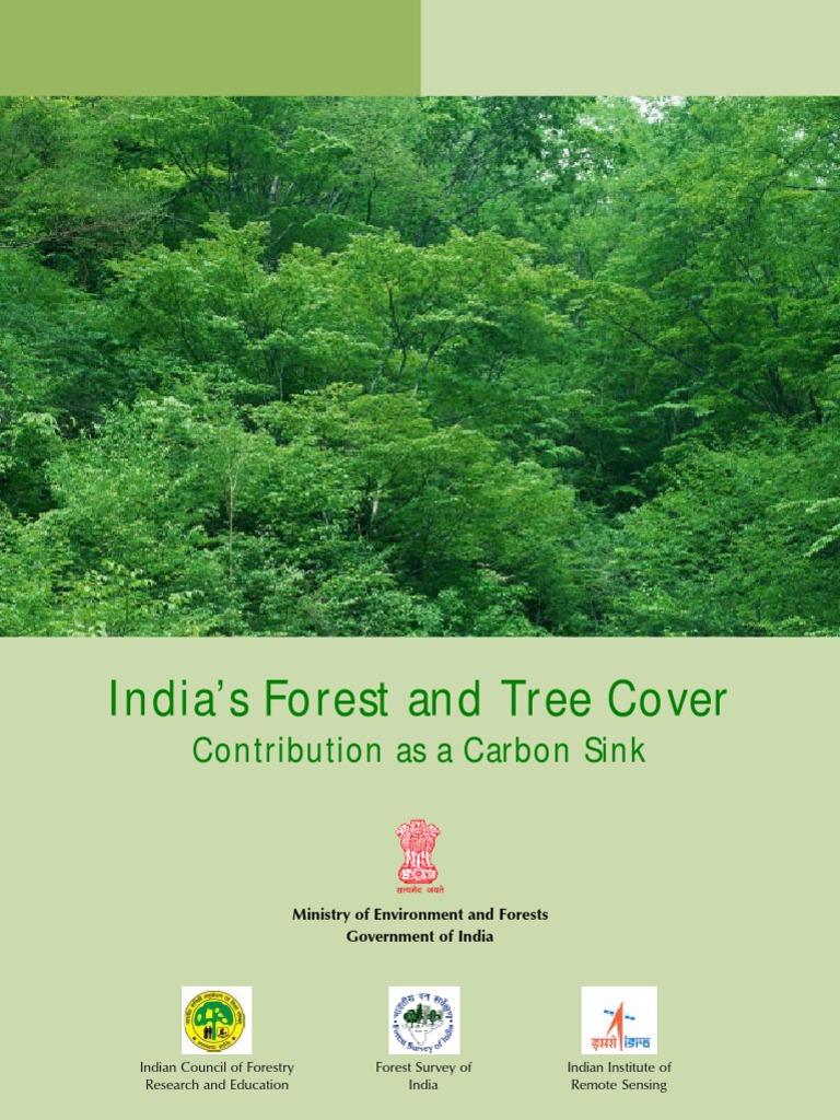 India's Forest and Tree Cover: Contribution As A Carbon Sink | PDF ...